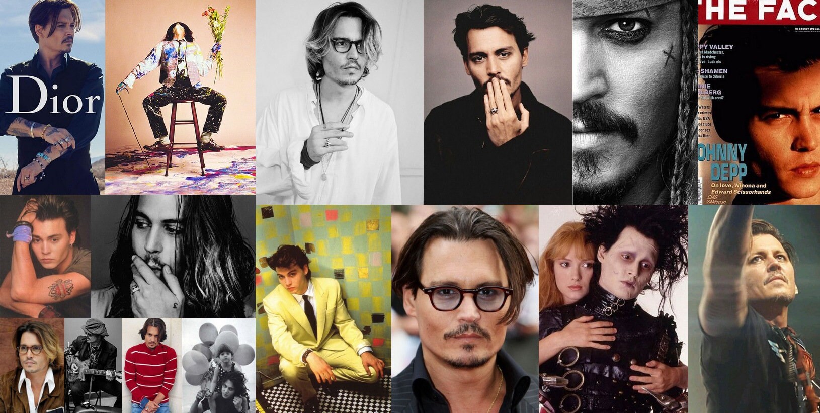 Johnny Depp Aesthetic Wall Collage Kit 130 Pieces - Etsy