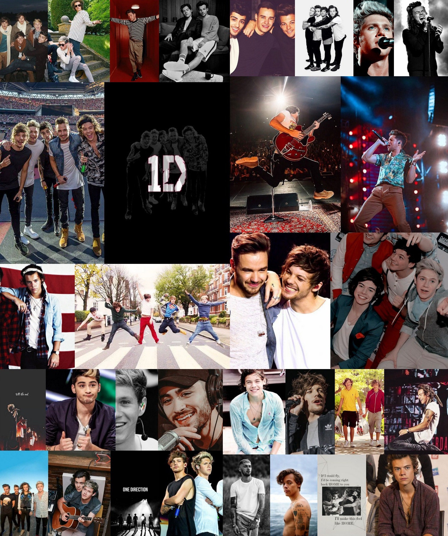 One Direction Collage 2024