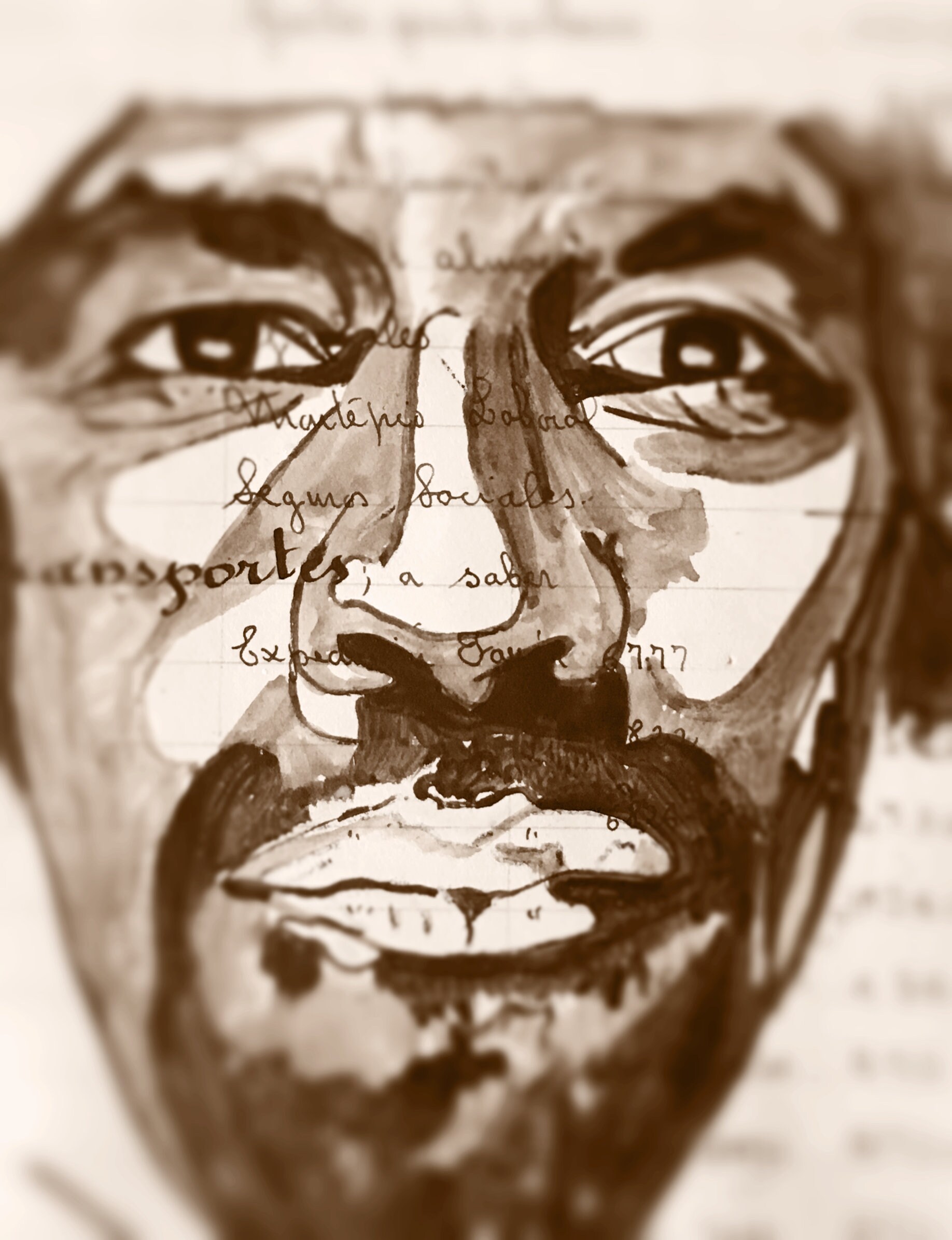 Denzel Washington Aquarelle Drawing - Etsy