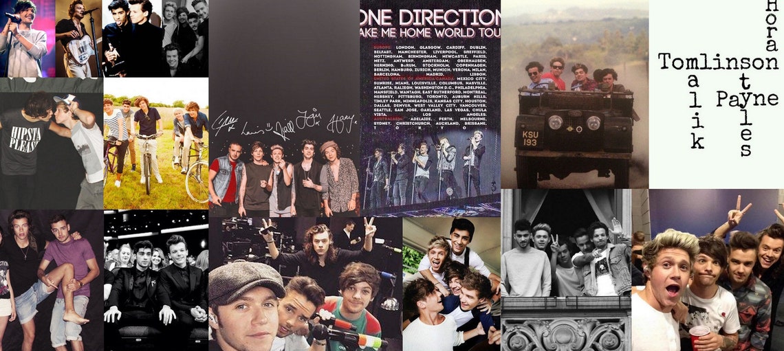 One Direction Aesthetic Wall Collage Kit 170 Pieces / 1D Harry | Etsy ...