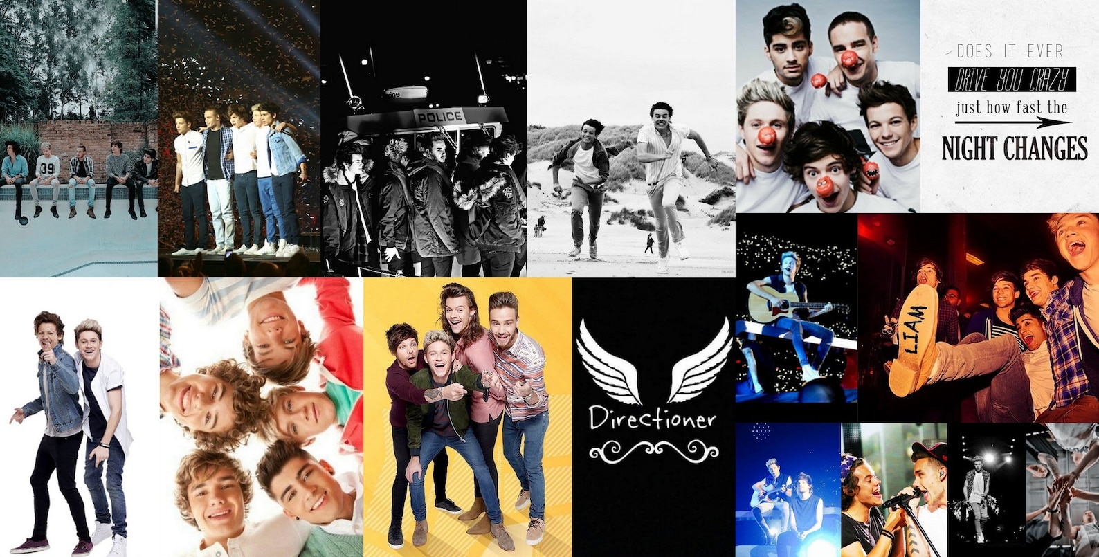One Direction Aesthetic Wall Collage Kit 170 Pieces / 1D Harry Styles ...