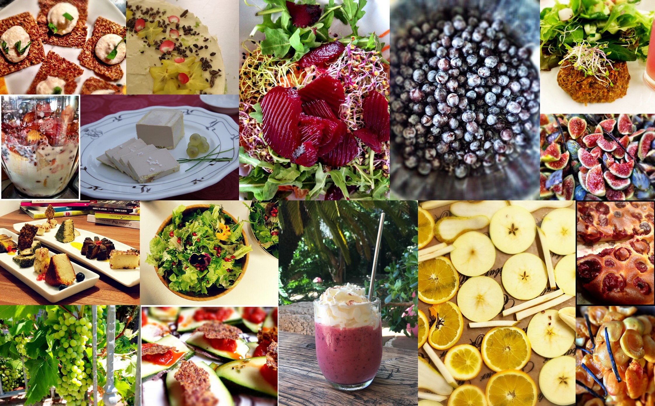 Food Aesthetic Photo Wall Collage Kit of 50 Pieces Kitchen Desert Green ...