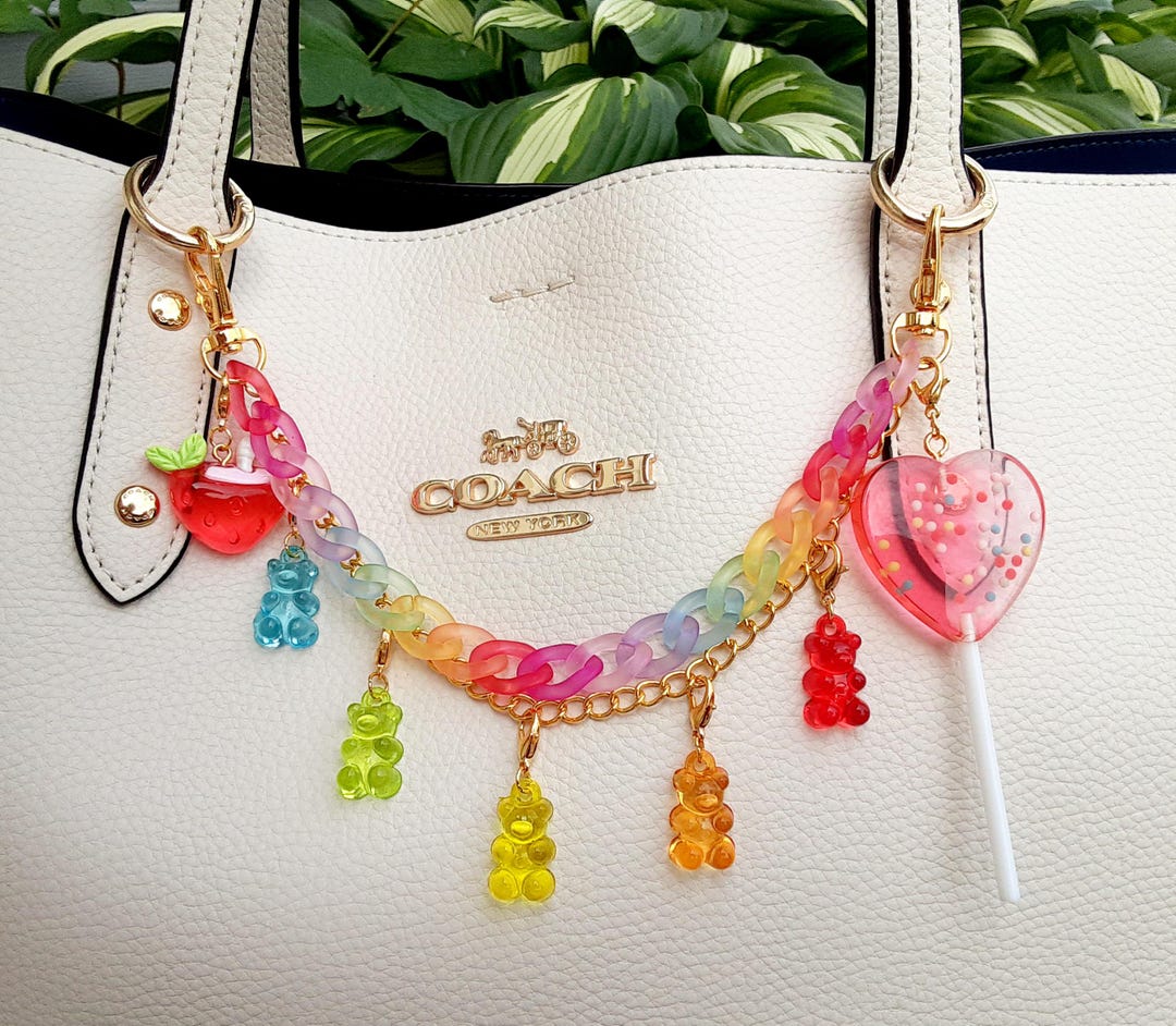 Rainbow Acrylic Purse Chain, Candy Color Bag Accessory - Etsy