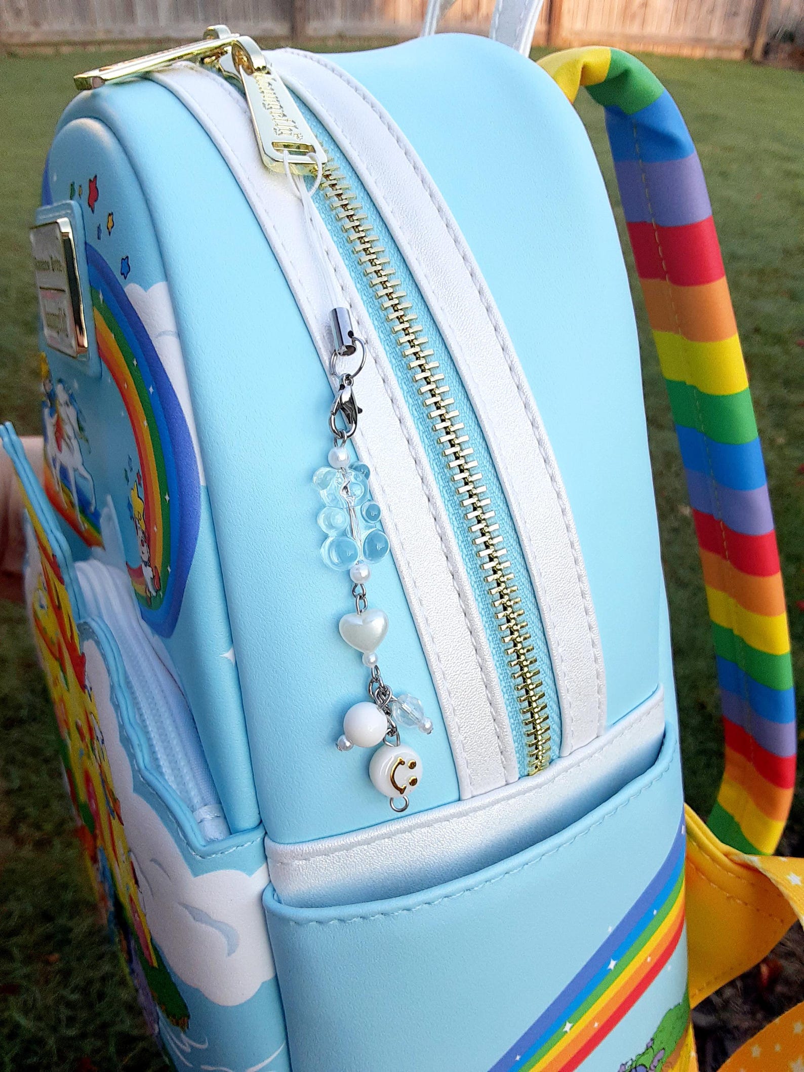 Gummy Bear Dangle Keychain Teddy Bear Handbag Charm Bright Colorful ...