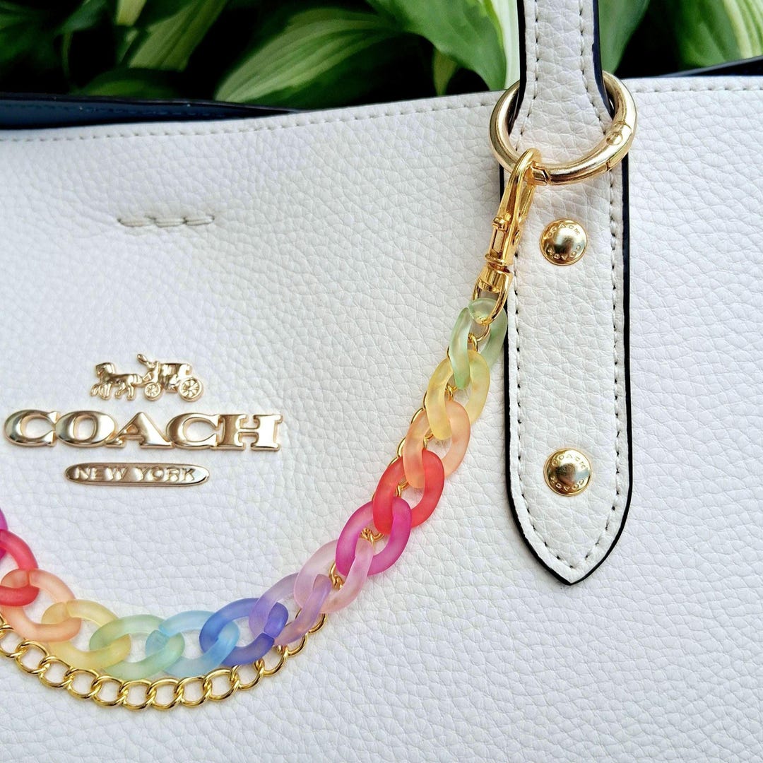 Rainbow Acrylic Purse Chain, Candy Color Bag Accessory - Etsy