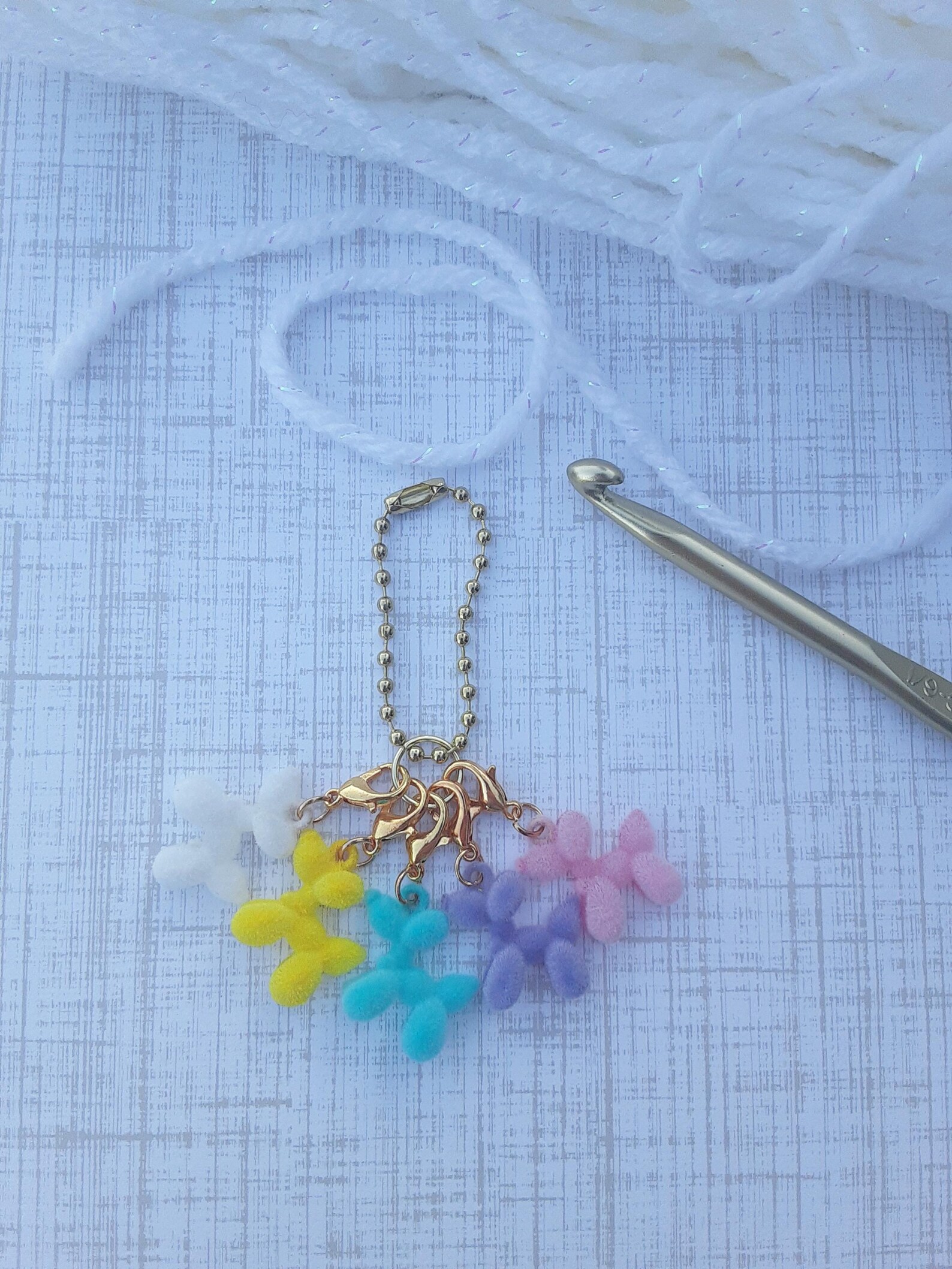 Balloon Animal Amigurumi Stitch Markers for Crochet Colorful Fun ...