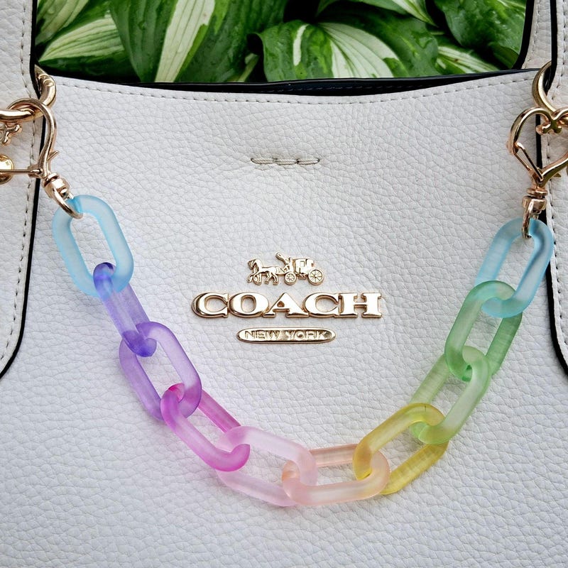 Acrylic Chain Purse Strap - Etsy