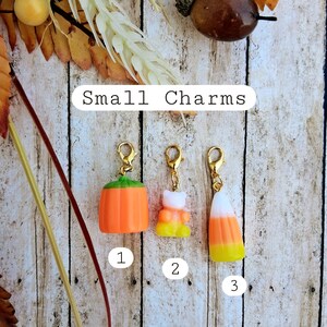 Candy Corn Bag Charm: Autumn Gummy Bear Lollipop Purse Dangle - Etsy