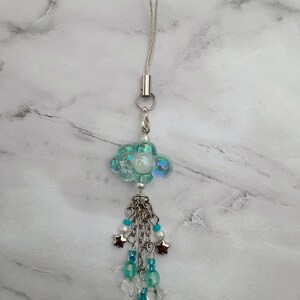 Rain Cloud Purse Charm Iridescent Cloud Sparkle Bag Charm Keychain for ...