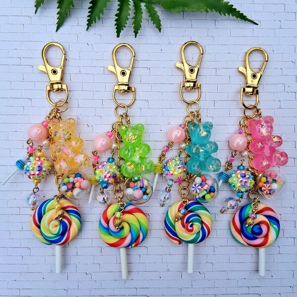Candy Keychain - Etsy
