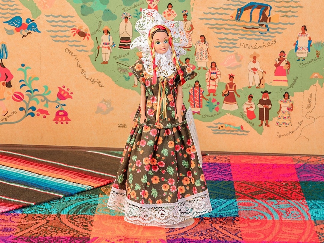 Mexican Maria Doll – Handmade Regional Dress, Artisanal Doll - Etsy