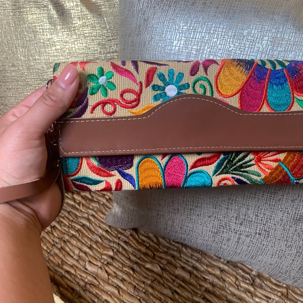 Embroidered Wallet - Etsy