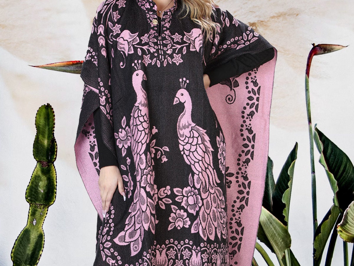 Mexican Poncho - Different Colors and Designs - Pullover Poncho ...