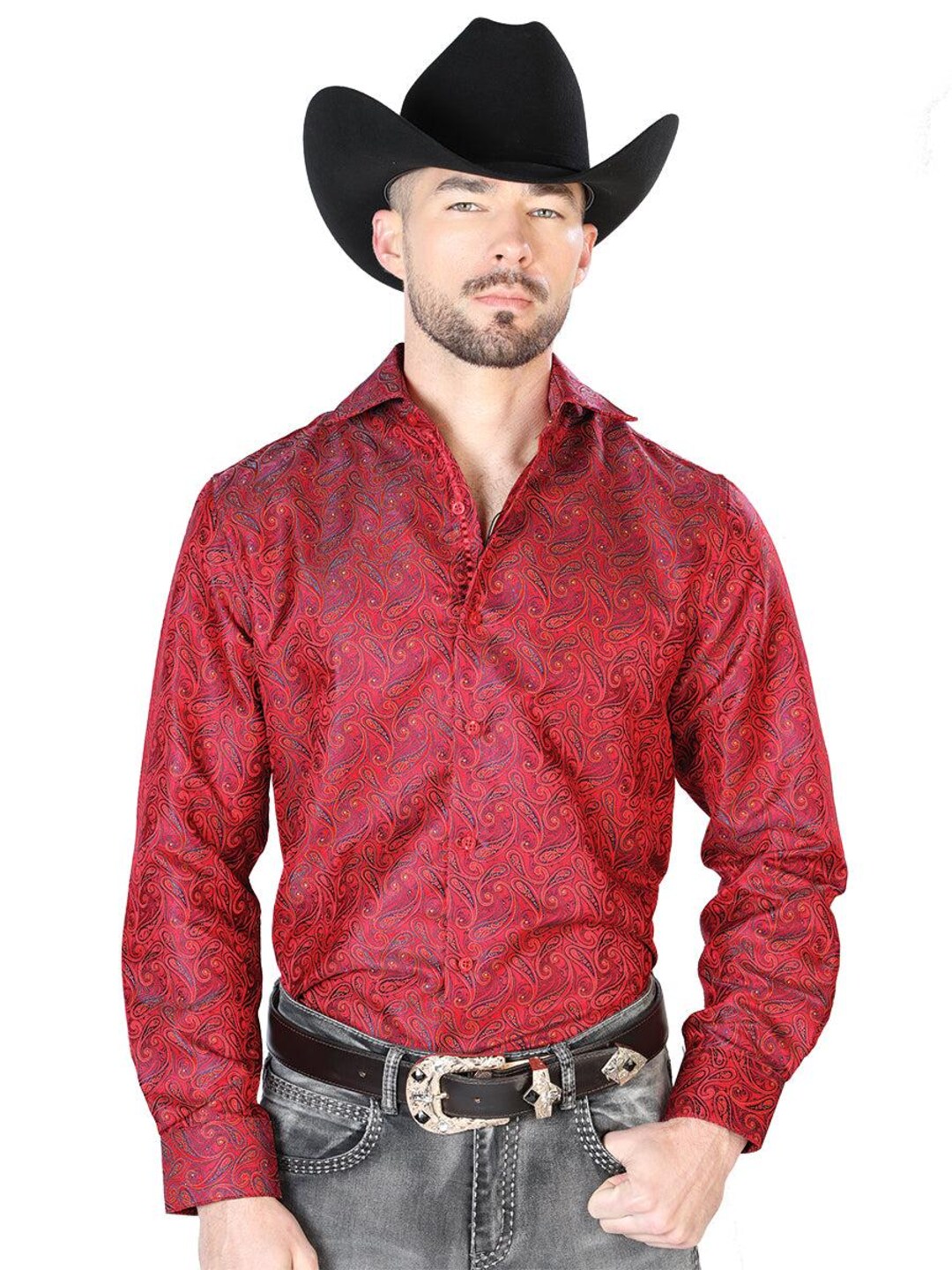 Casual Shirt L/ Sleeve El Señor De Los Cielos 2108002 100% Microfiber ...