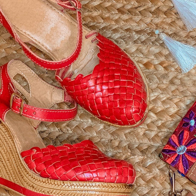 Mexican Sandals - Mexican Wedges - Mexican Artisanal Wedges - Huaraches ...