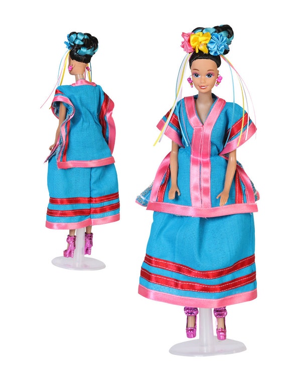 12Cm Muneca Mexicana Mexican Doll 17Cm Handcrafted Maria Dolls 30Cm ...