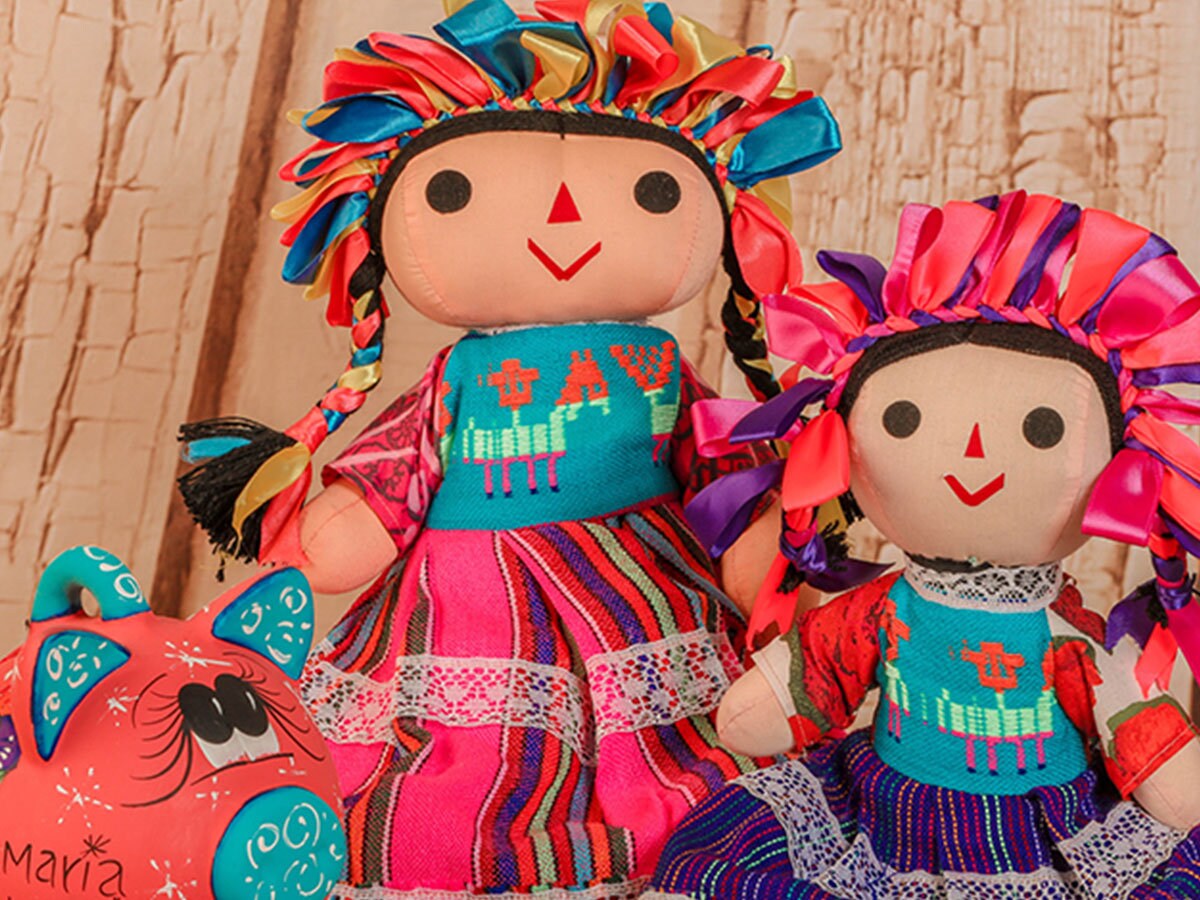 12Cm Muneca Mexicana Mexican Doll 17Cm Handcrafted Maria Dolls 30Cm ...
