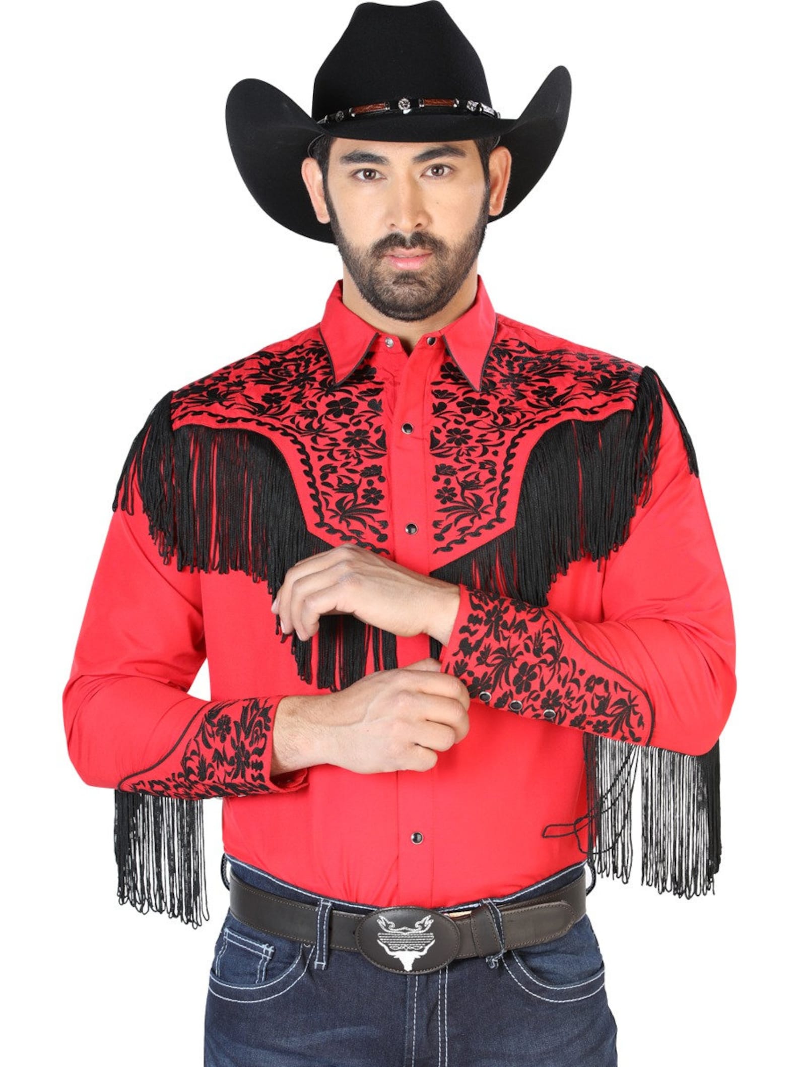 Camisa Vaquera De Hombre Con Barbitas - Men's Cowboy Shirt - Etsy