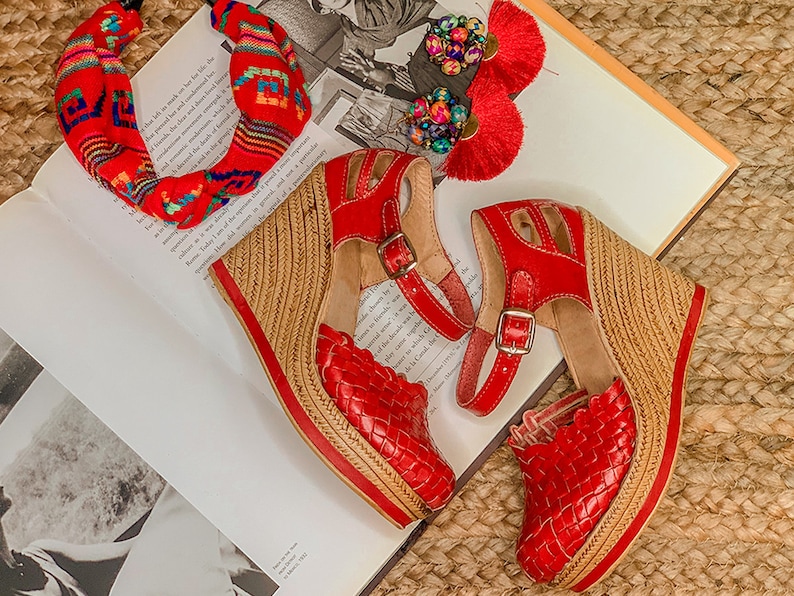 Mexican Sandals - Mexican Wedges - Mexican Artisanal Wedges - Huaraches ...