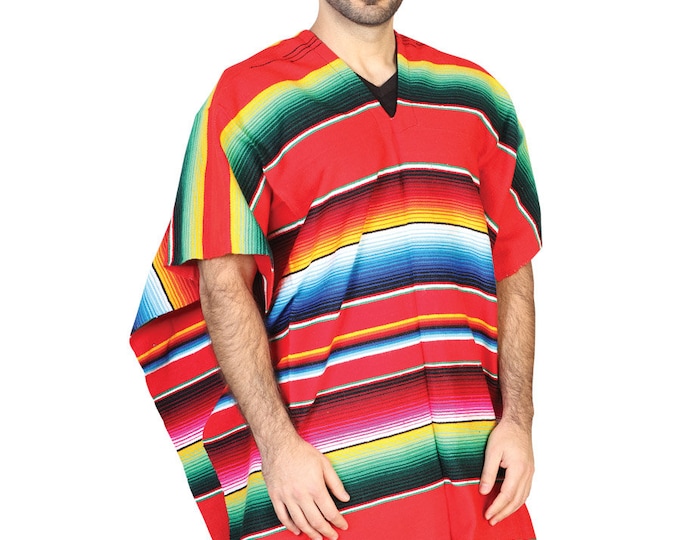 Mexican Serapes Aztec Calendar Serape Mexican Ponchos - Etsy