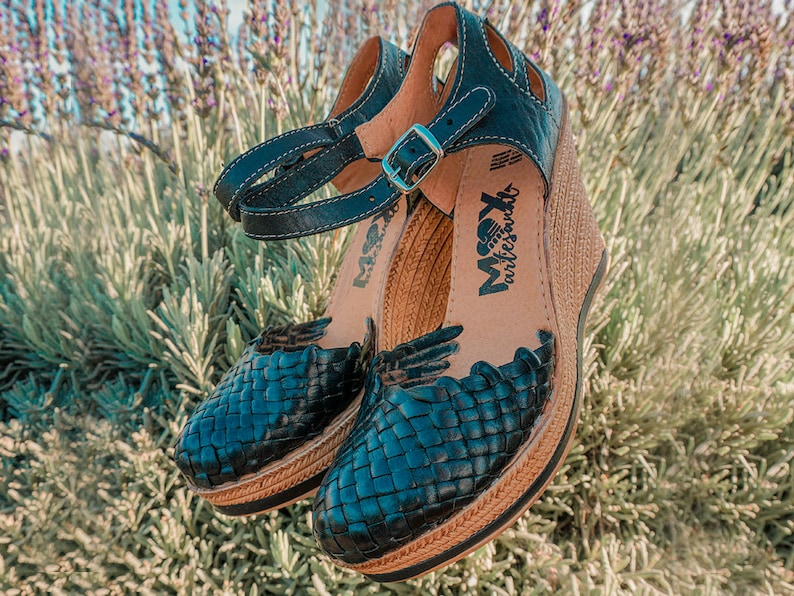 Mexican Sandals - Mexican Wedges - Mexican Artisanal Wedges - Huaraches ...