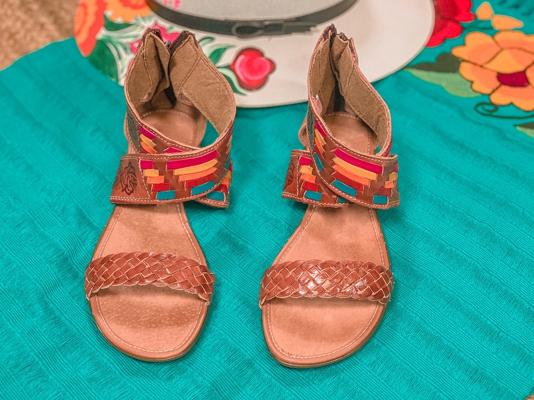 Mexican Sandals - Mexican Wedges - Mexican Artisanal Wedges - Huaraches ...