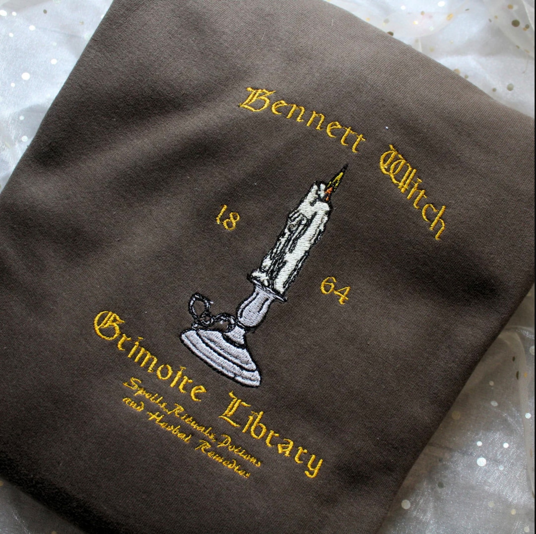 Bennett Witch Grimoire Library Sweatshirt - the Clique Clothing - Etsy