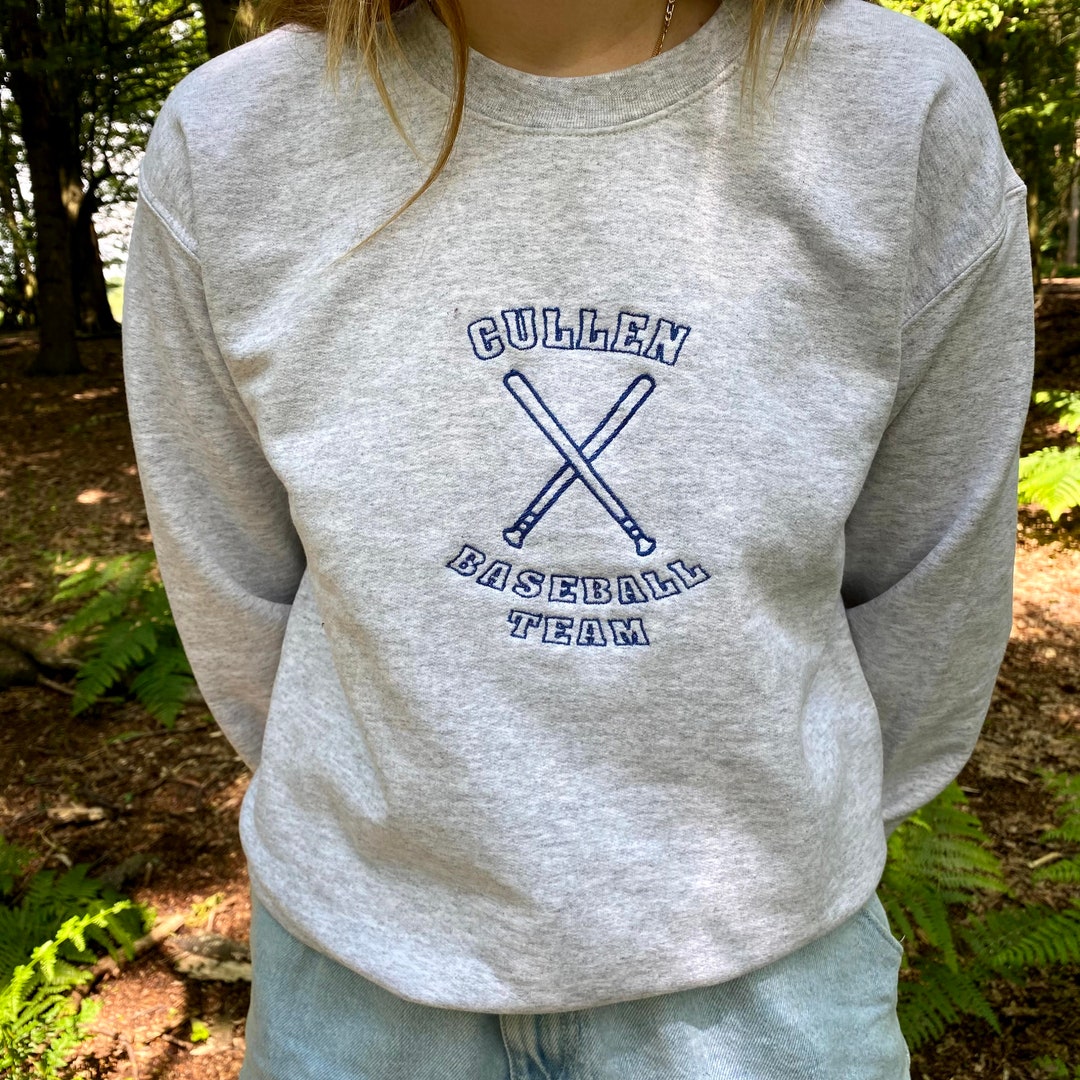 Cullens Baseball Team Embroidered Sweatshirt (twilight Inspired, Forks ...