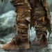 Ragnarok Viking Boots Handmade Medieval Leather Shoes Renaissance Fair ...