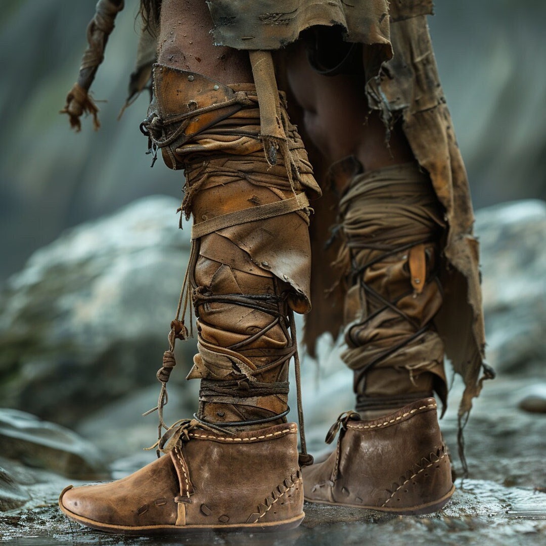 Medieval Viking Boots LARP Historical Festival Shoes Renaissance Fair ...