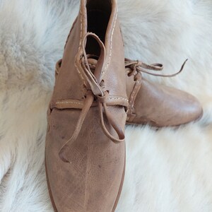 Medieval Leather Boots Handmade Turkish Custom Shoes Fairy Slip Ons ...