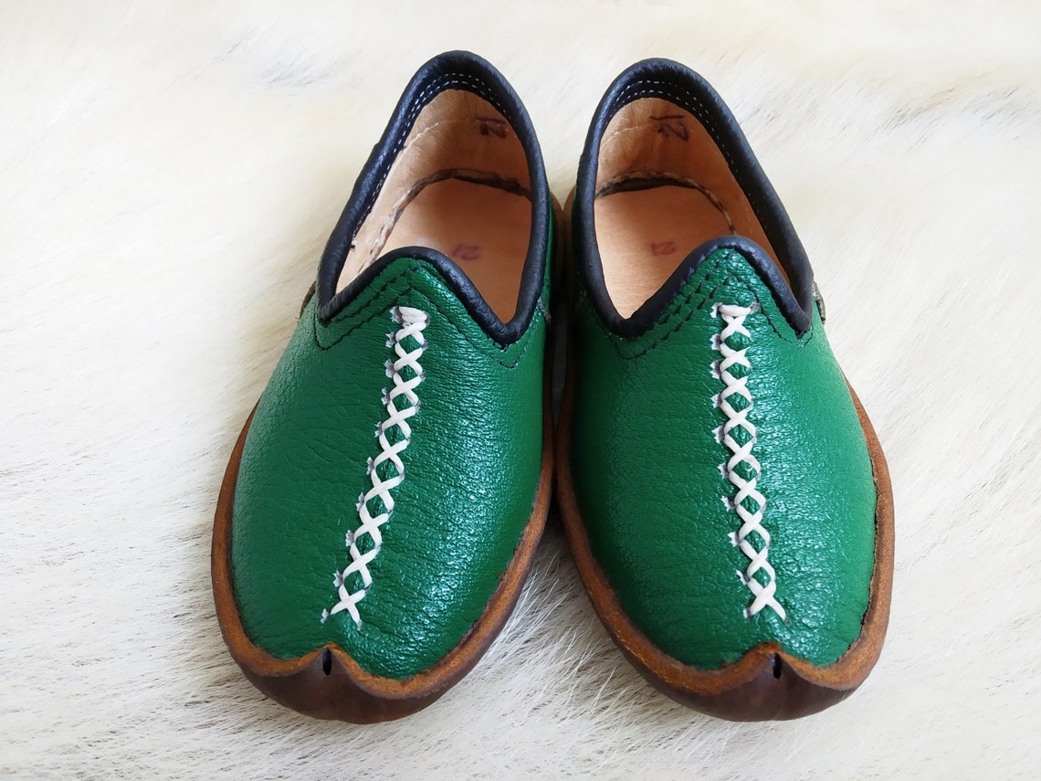 Turkish Authentic Shoes Medieval Handmade Leather Slip Ons - Etsy