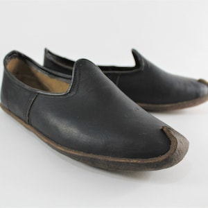 Marash Green Yellow Fairy Shoes Leather Turkish Slip Ons Medieval ...