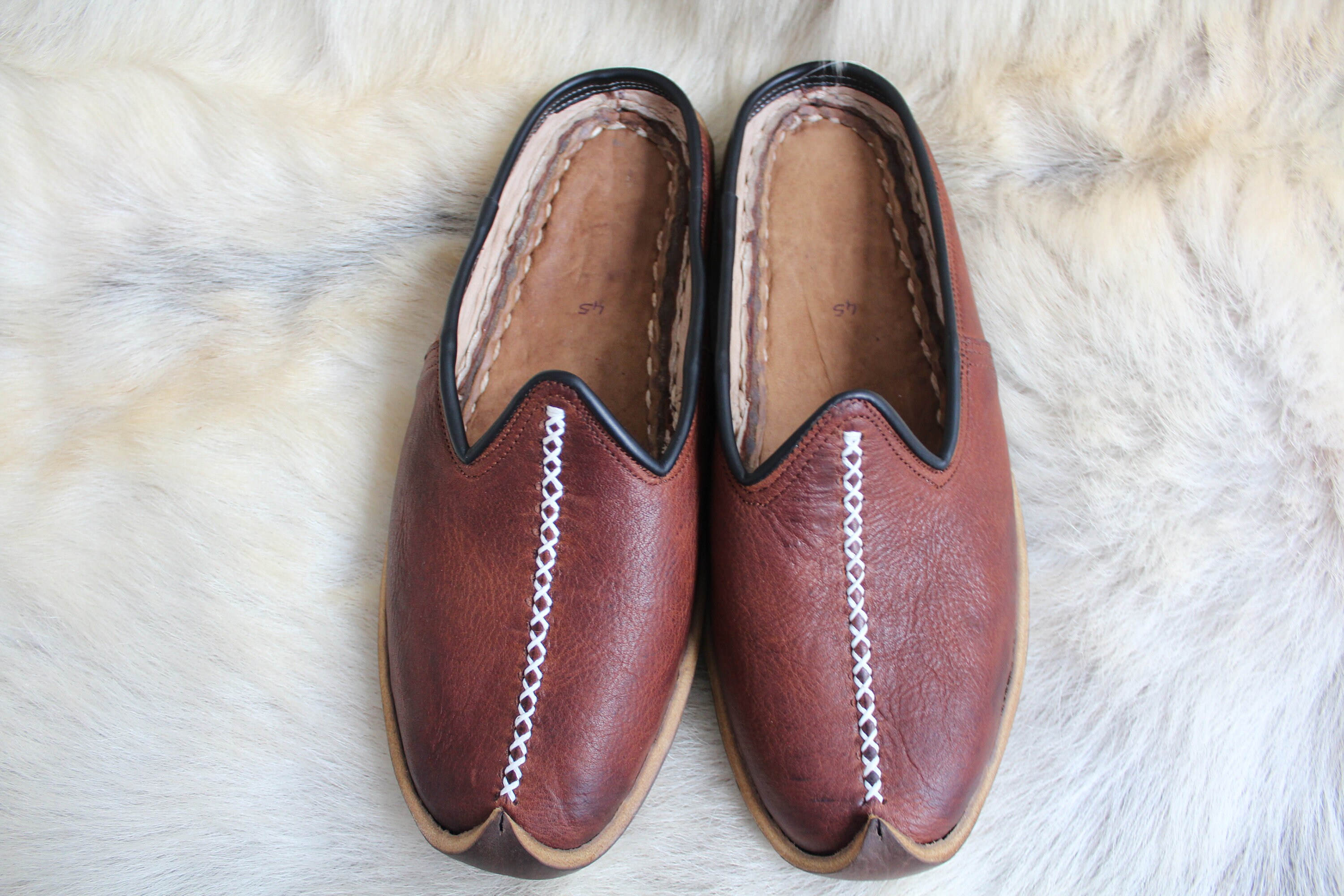 Mens Vintage Style Slippers, House Shoes, Loafers