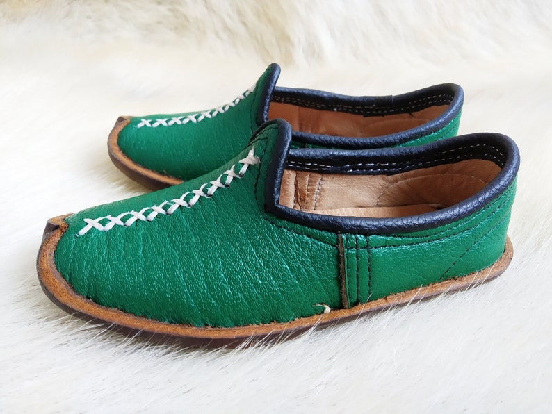 Turkish Authentic Shoes Medieval Handmade Leather Slip Ons | Etsy