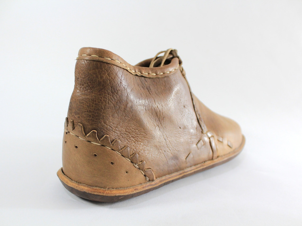 Ragnarok Viking Boots Handmade Medieval Leather Shoes Renaissance Fair ...
