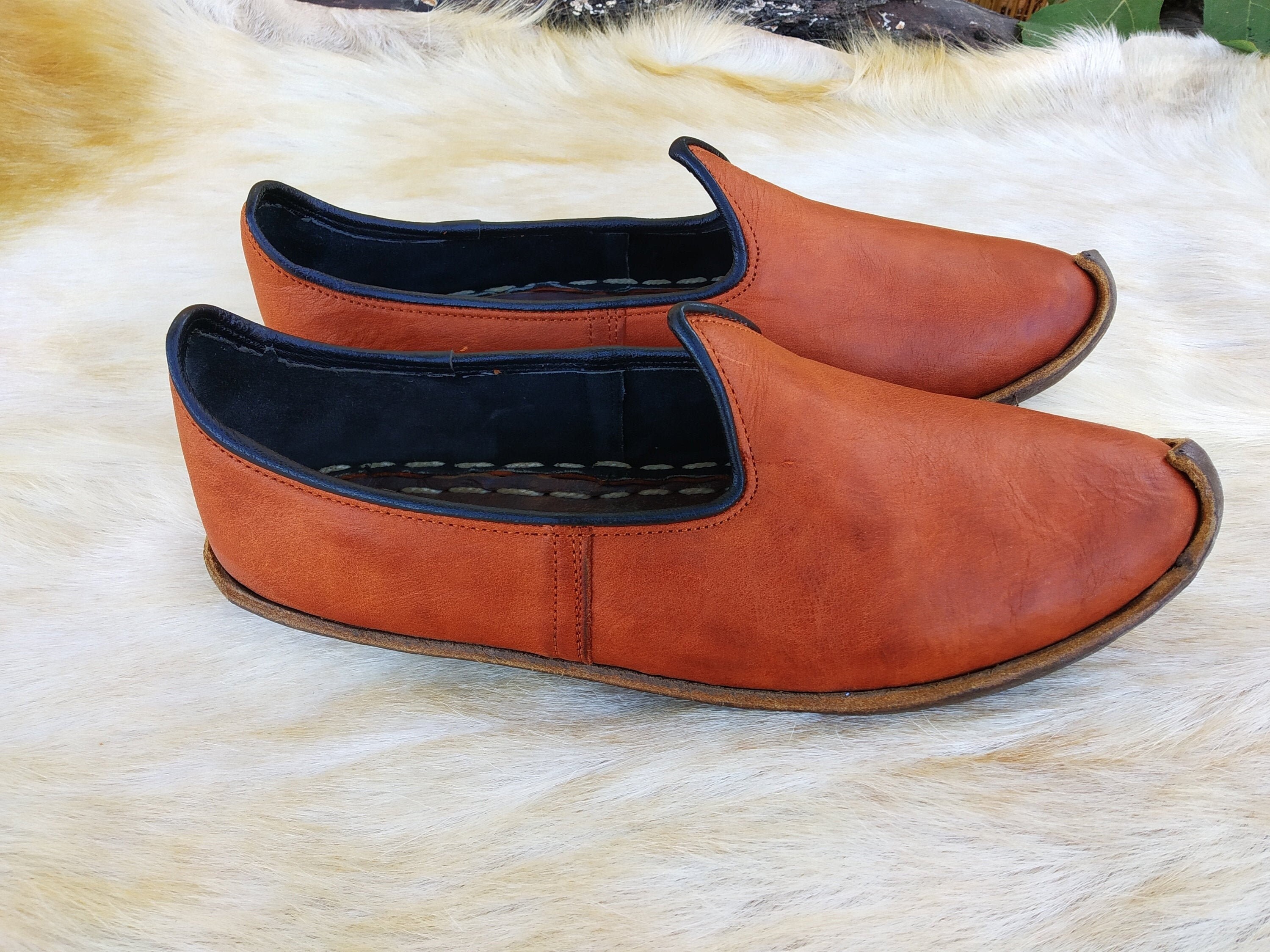 Mens Vintage Style Slippers, House Shoes, Loafers