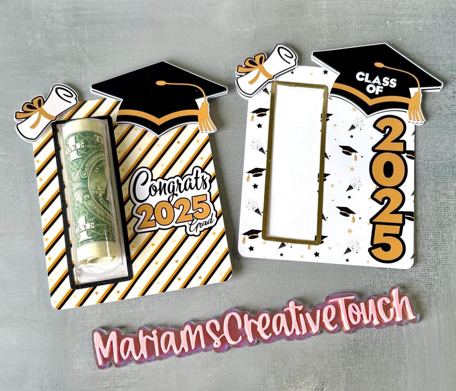3D Graduation Money Holder Card: Cap and Diploma Gift - Etsy