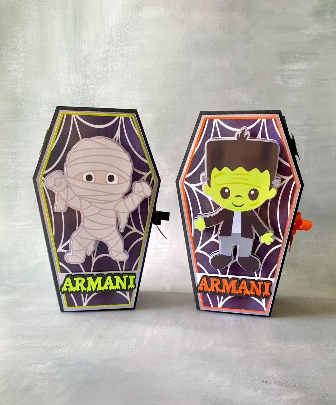 Spooky Halloween Coffin Treat Box, Halloween Goodie Boxes, Graveyard ...