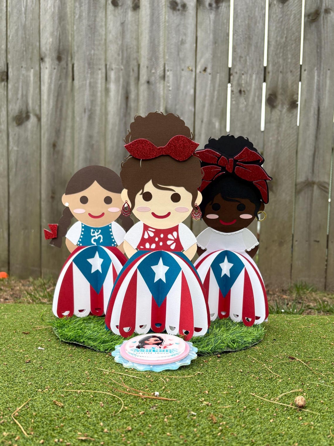 Puerto Rican Dolls Centerpieces: Boricua Heritage Party Decor (set of 3 ...
