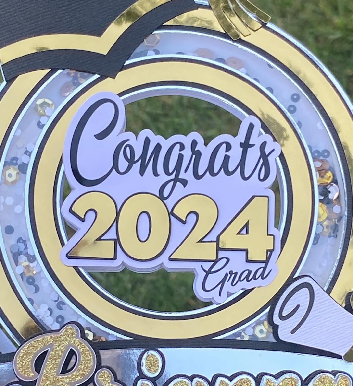 Graduation Cake Topper Shaker: Custom High School or College Grad - Etsy