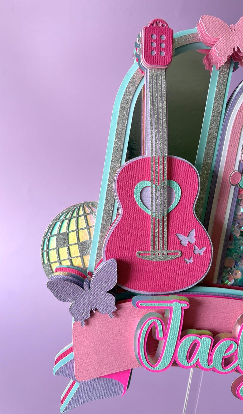 Personalized Swiftie Cake Topper: Birthday Party Shaker - Etsy