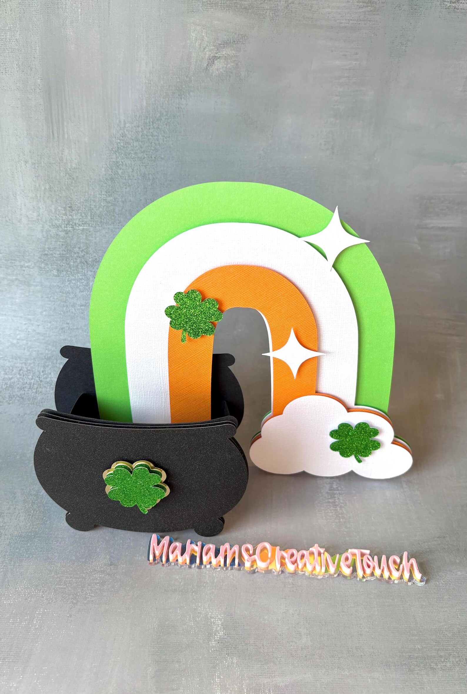 St. Patrick's Day Pot of Gold Favor Box, Rainbow Party Decor, St. Patty ...