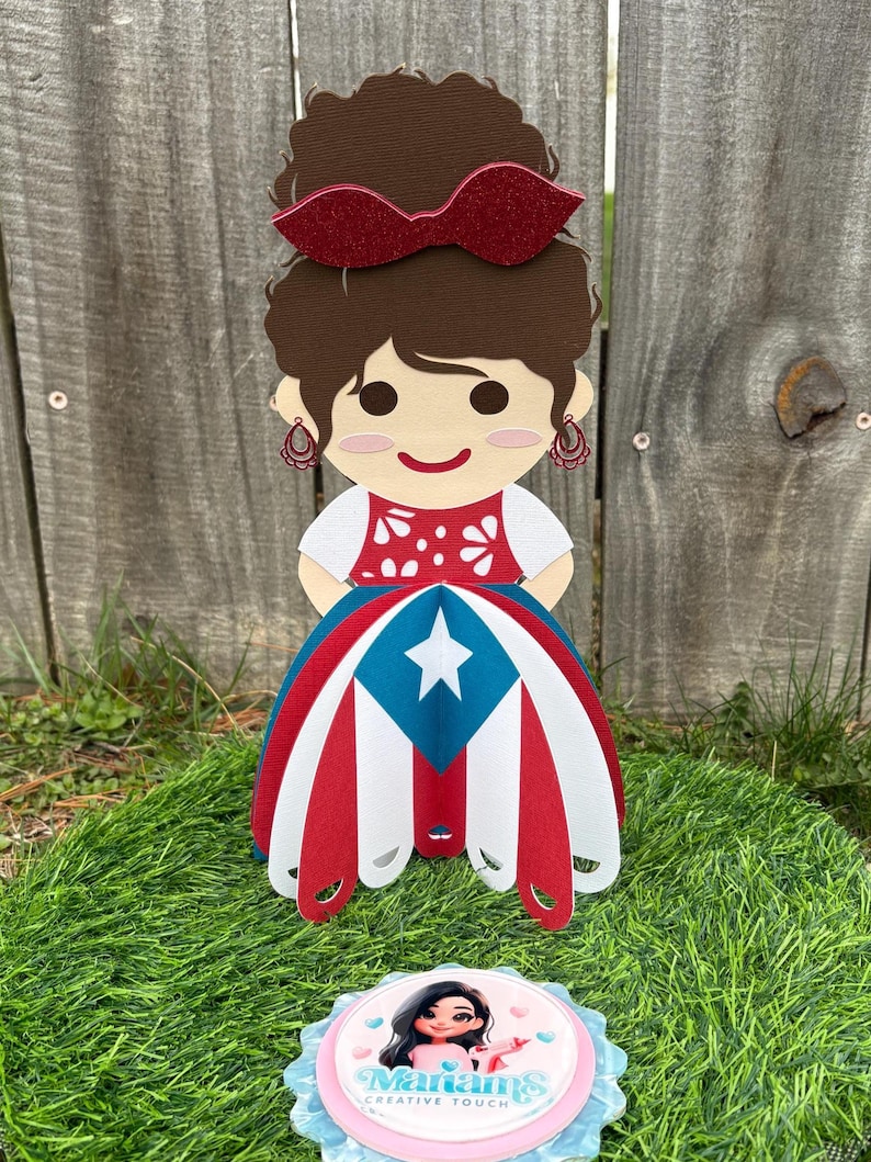 Puerto Rican Dolls Centerpieces: Boricua Heritage Party Decor (set of 3 ...