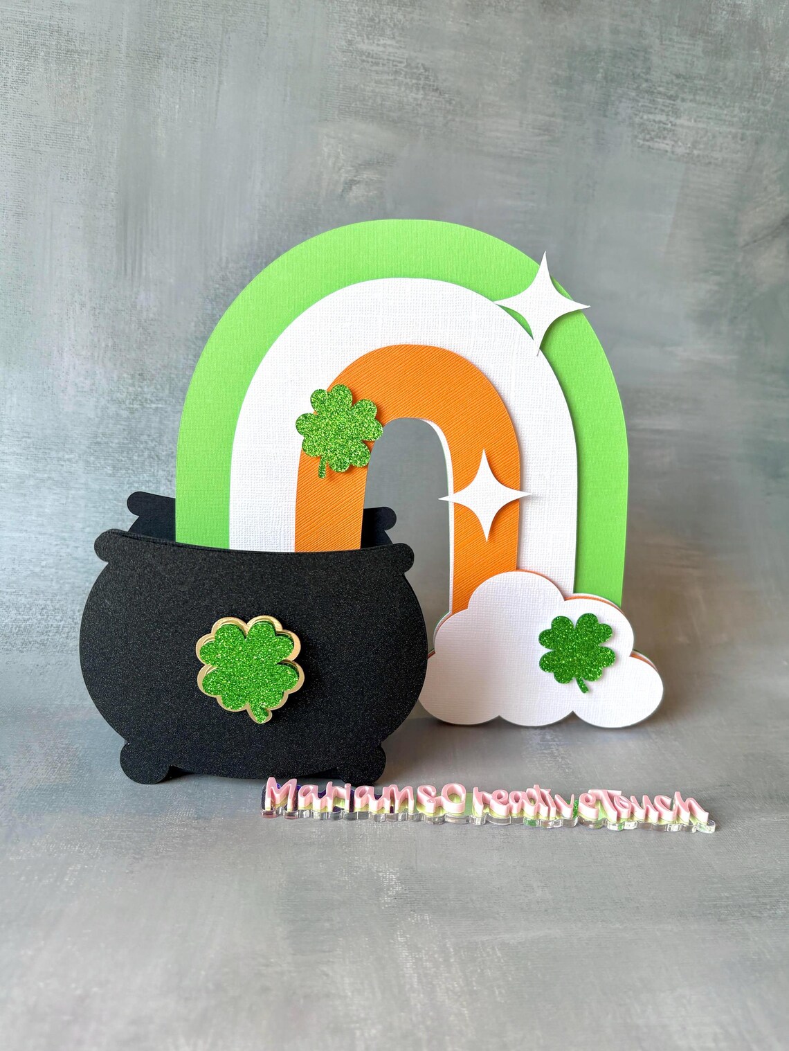 St. Patrick's Day Pot of Gold Favor Box, Rainbow Party Decor, St. Patty ...