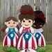 Puerto Rican Dolls Centerpieces: Boricua Heritage Party Decor (set of 3 ...