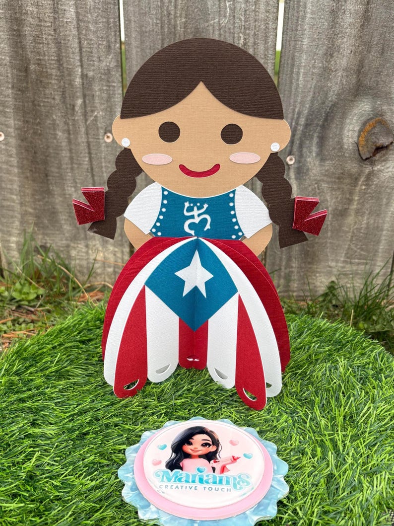 Puerto Rican Dolls Centerpieces: Boricua Heritage Party Decor (set of 3 ...