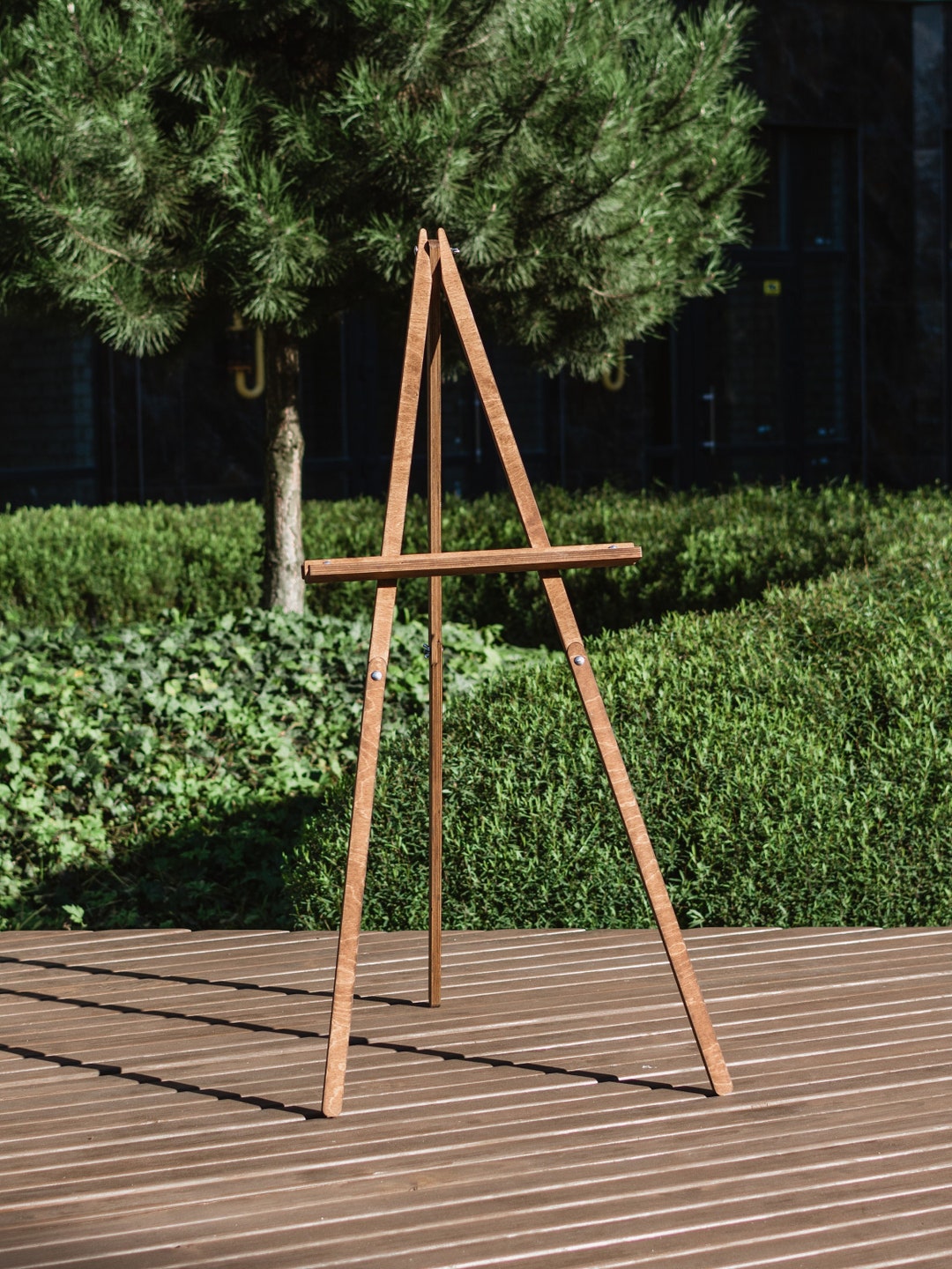 Wooden Welcome Sign Stand, Standing Floor Easel, Portable Sign Holder ...