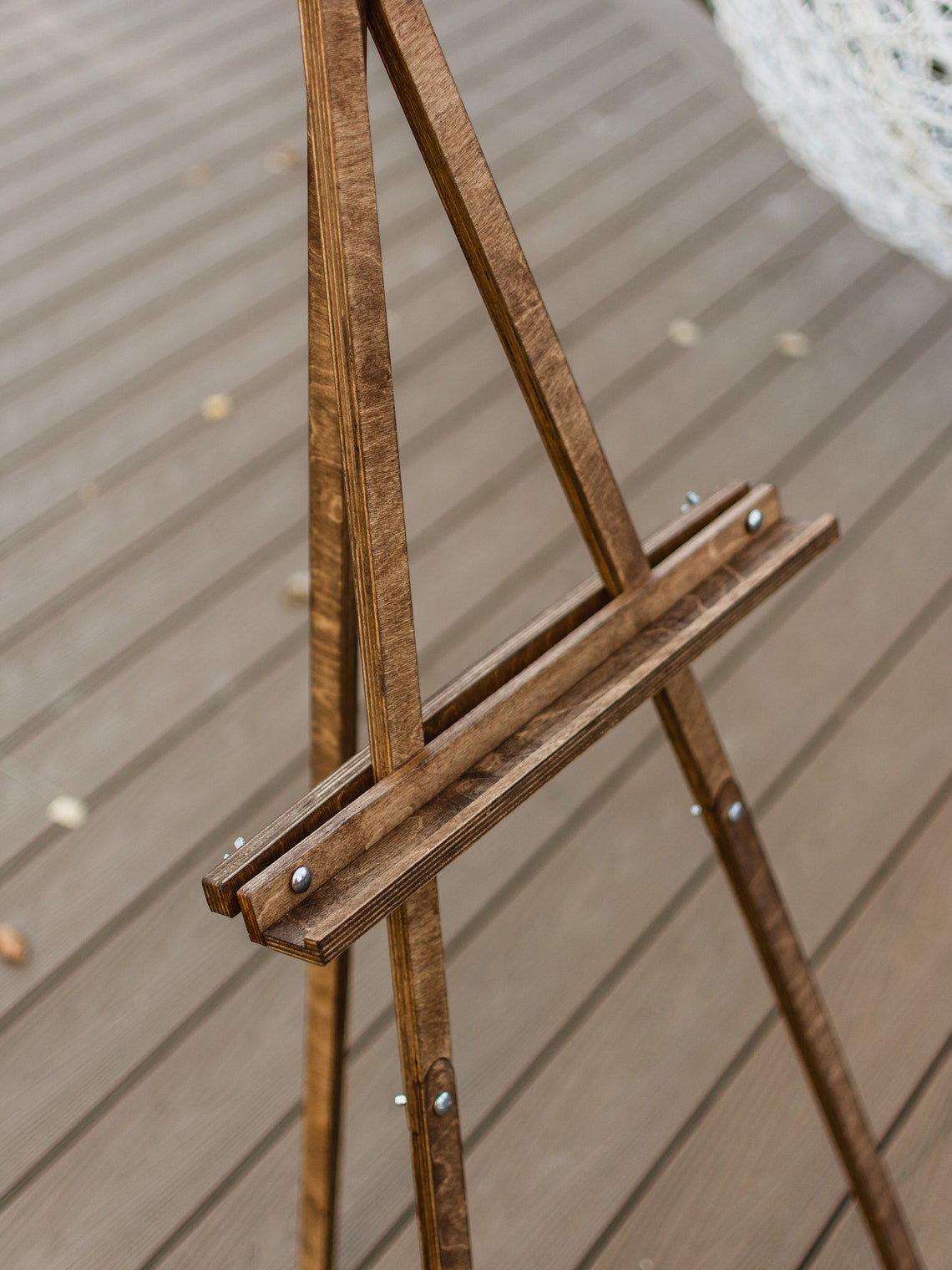 Wooden Welcome Sign Stand, Standing Floor Easel, Portable Sign Holder ...