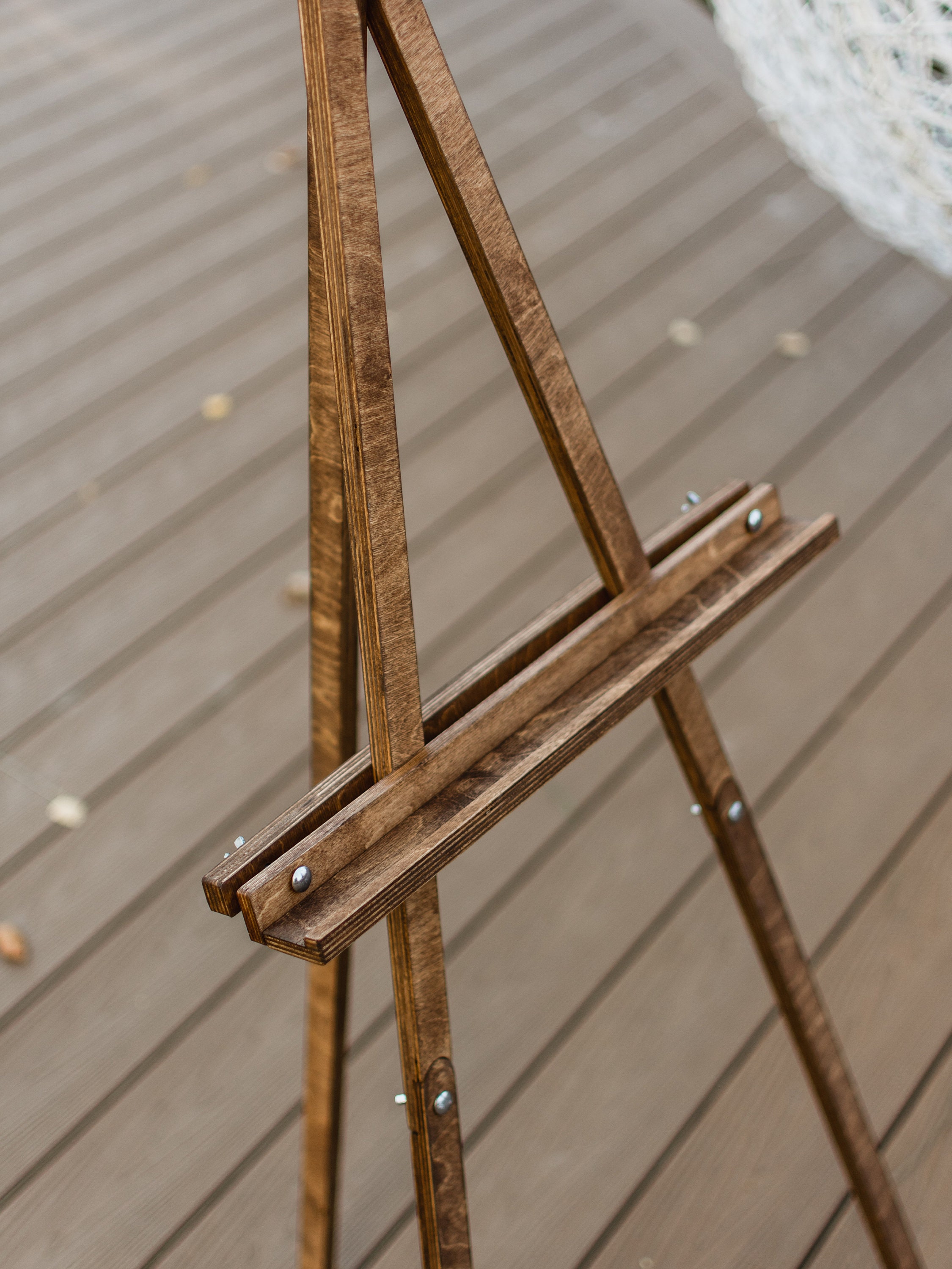 Wooden Welcome Sign Stand, Standing Floor Easel, Portable Sign Holder ...